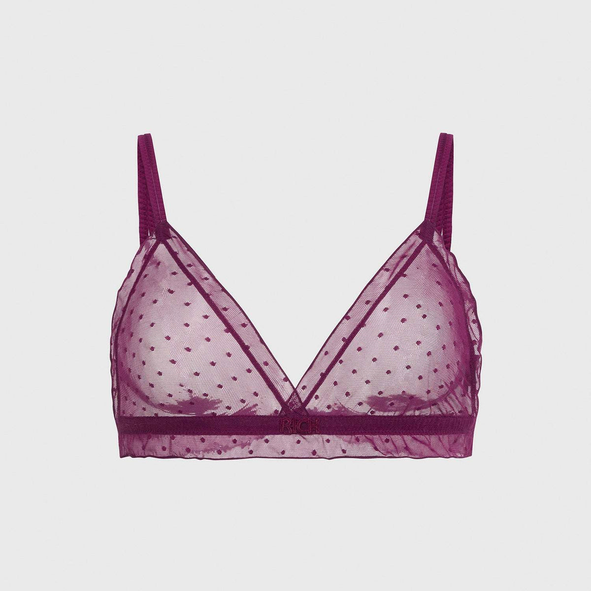 Bra with polka dot tone sur ton – John Richmond